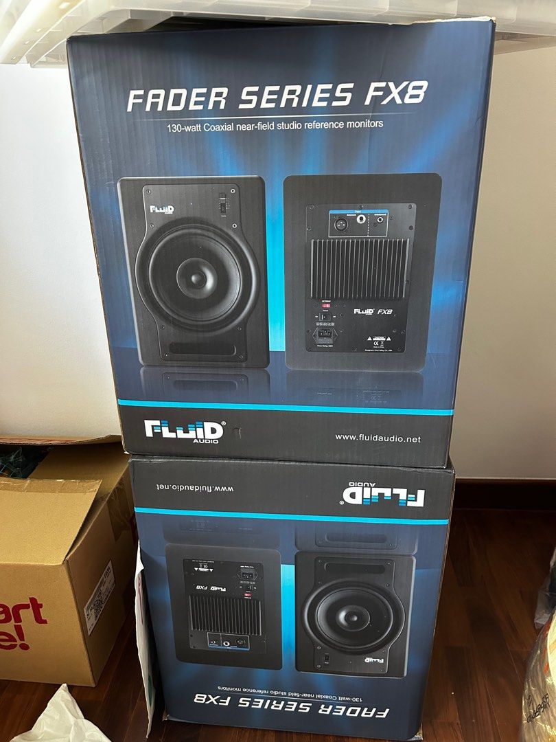 Fluid Audio Fader Series FX8 Studio Monitors, Audio, Soundbars ...