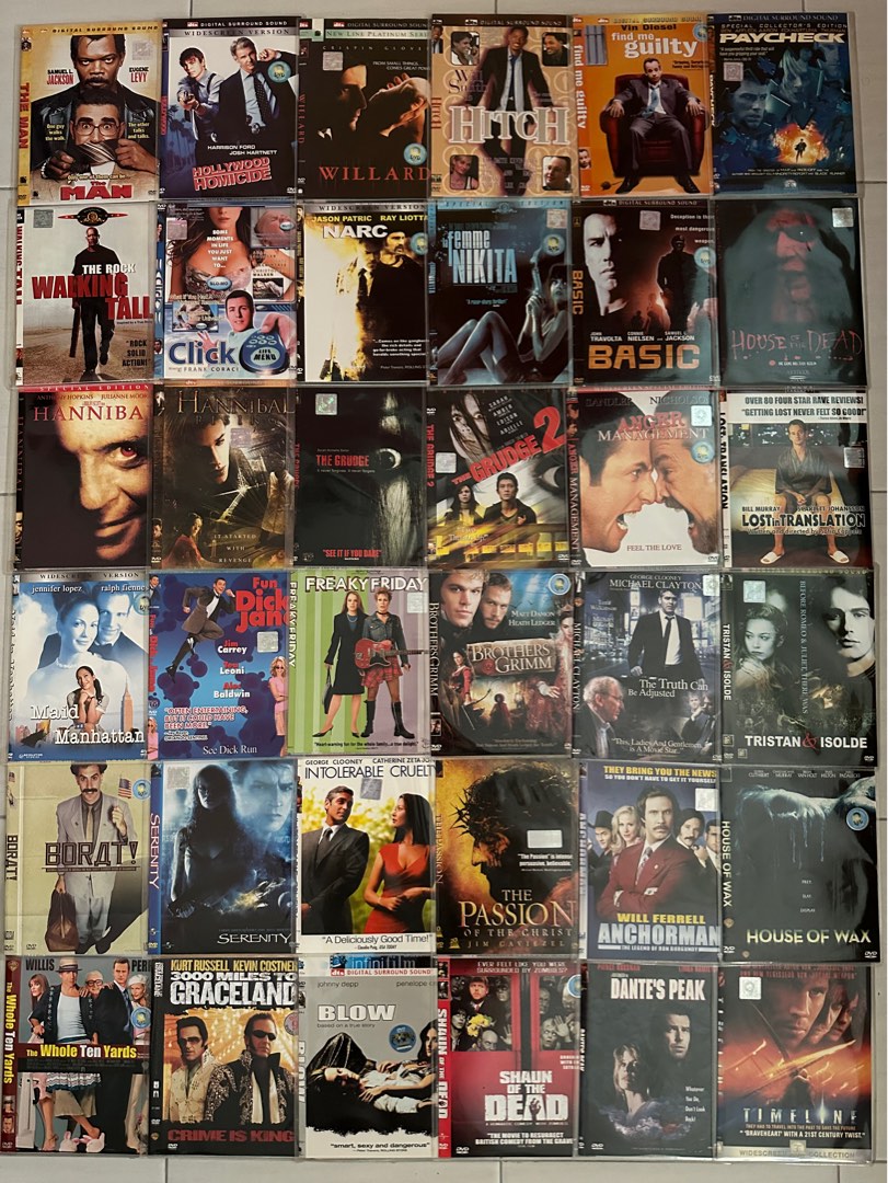 Hollywood Movies DVD Part 3 for sale, Hobbies & Toys, Music & Media ...