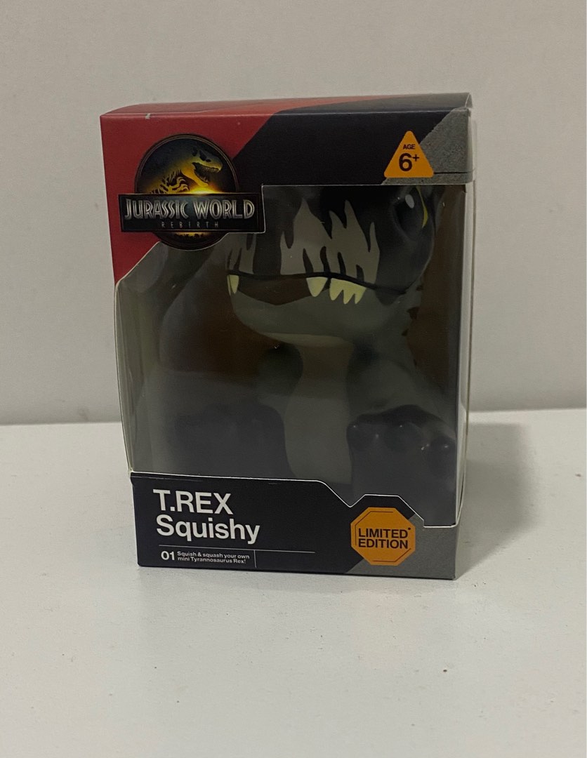 T-Rex Squishy Jurassic World Rebirth merchandise, Hobbies & Toys, Toys ...