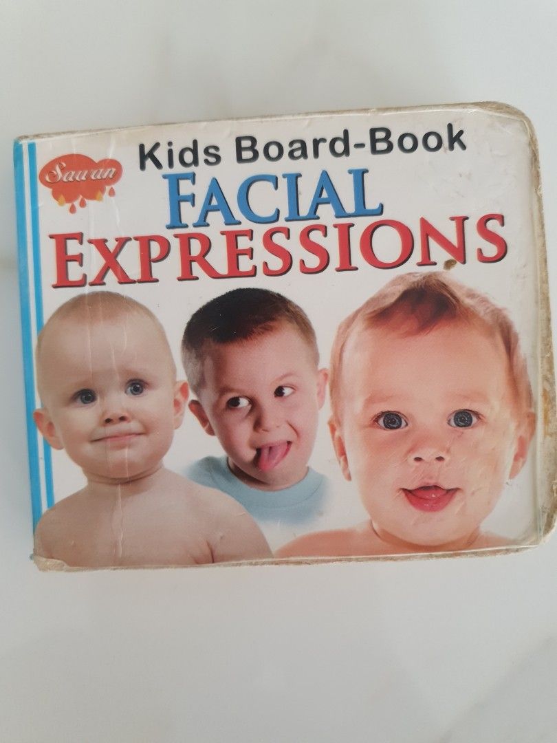 Kids Board Book - Facial Expressions, Hobbies & Toys, Toys & Games on ...