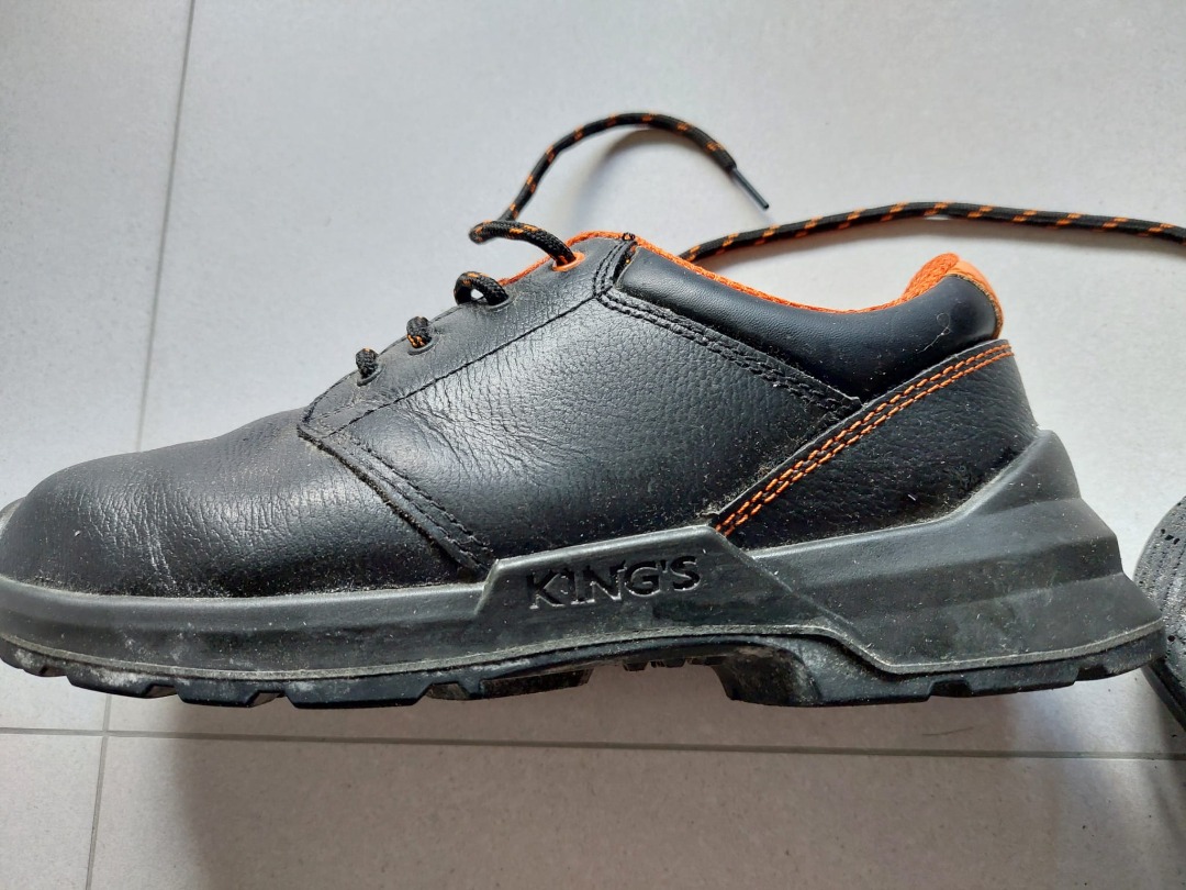 King's Safety Shoes - Black, Men's Fashion, Footwear, Boots on Carousell