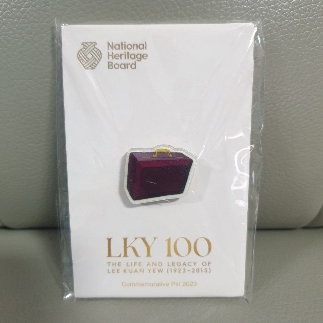 Limited edition LKY 100 Commemorative Pin, Hobbies & Toys, Memorabilia ...