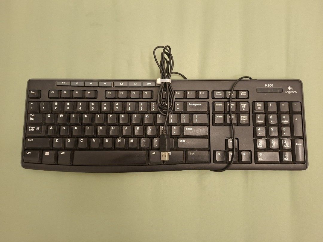 Logitech Media Keyboard K200, Computers & Tech, Parts & Accessories ...