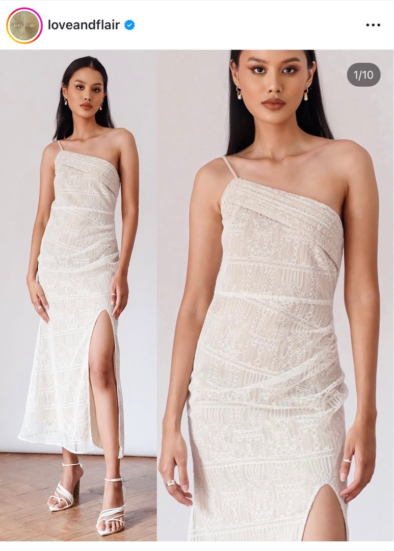 LOVE & FLAIR KINA DRESS party prom night wedding dress baju terusan ...
