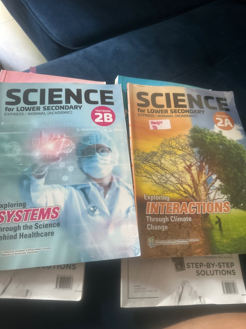 Lower Secondary Science Textbooks 2A & 2B, Hobbies & Toys, Books ...