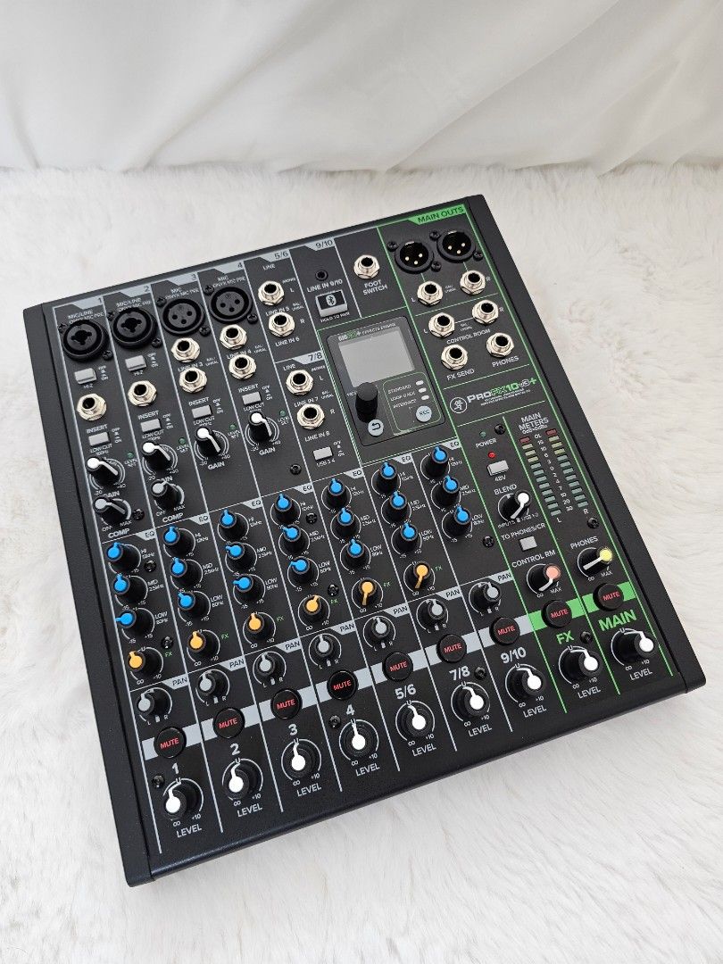 Mackie 10 channels audio mixer ProFX10V3+ with interface USB-C & 192khz ...