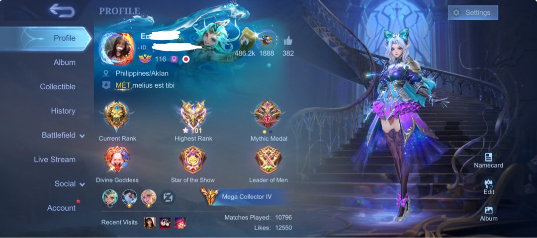 ML ACCOUNT CLEANBIND, Video Gaming, Video Games, Others on Carousell