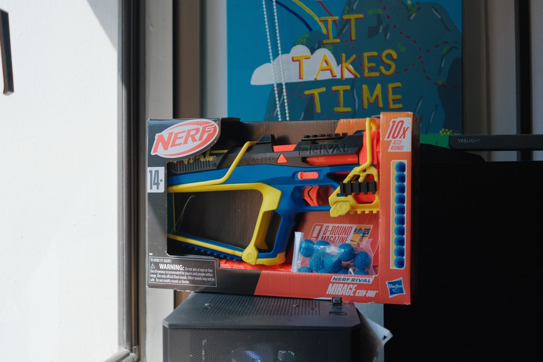 Nerf Rival Mirage X-800 Blaster, Hobbies & Toys, Toys & Games on Carousell