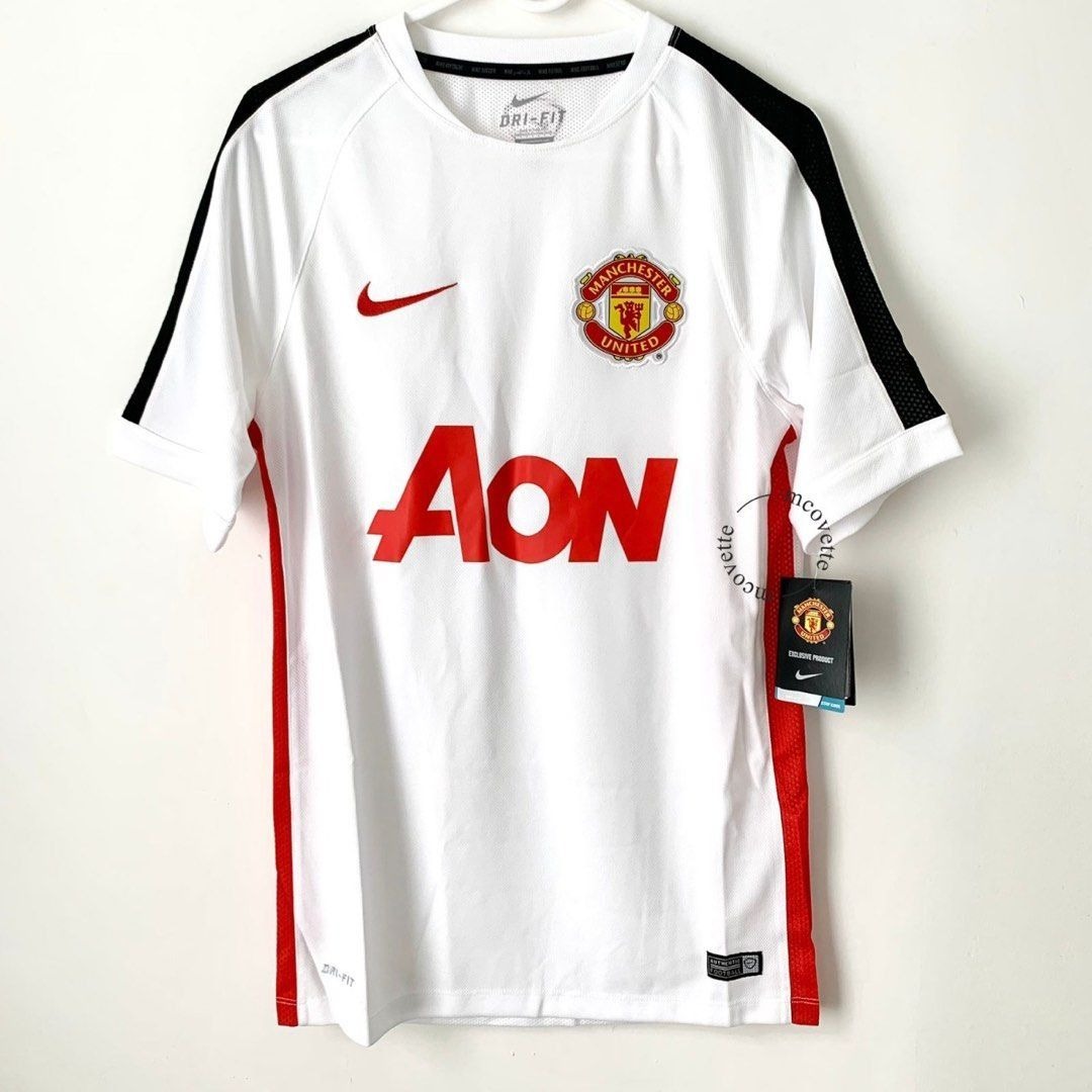 NIKE AUTHENTIC AON JERSEY | drifit dri fit mu manchester united kaos ...