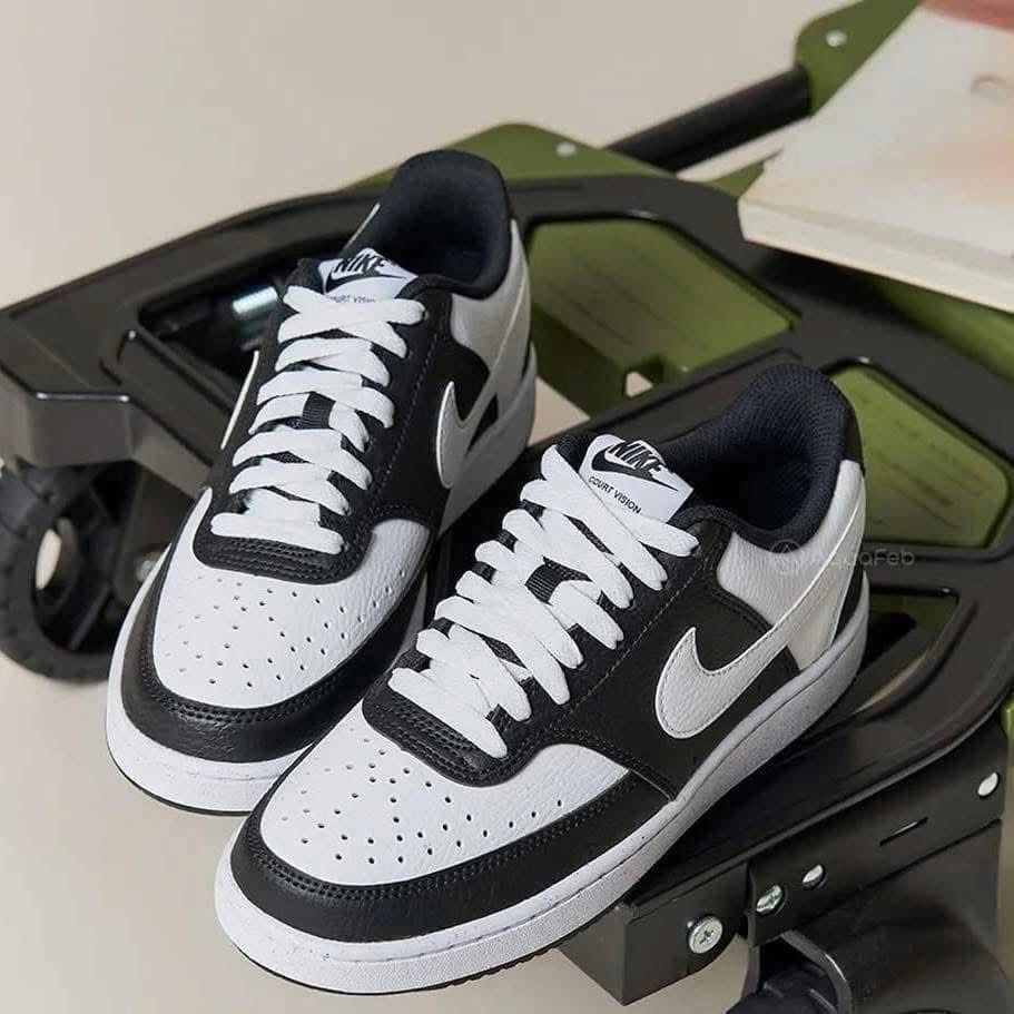 NIKE COURT VISION LOW PANDA, Men's Fashion, Footwear, Sneakers on Carousell