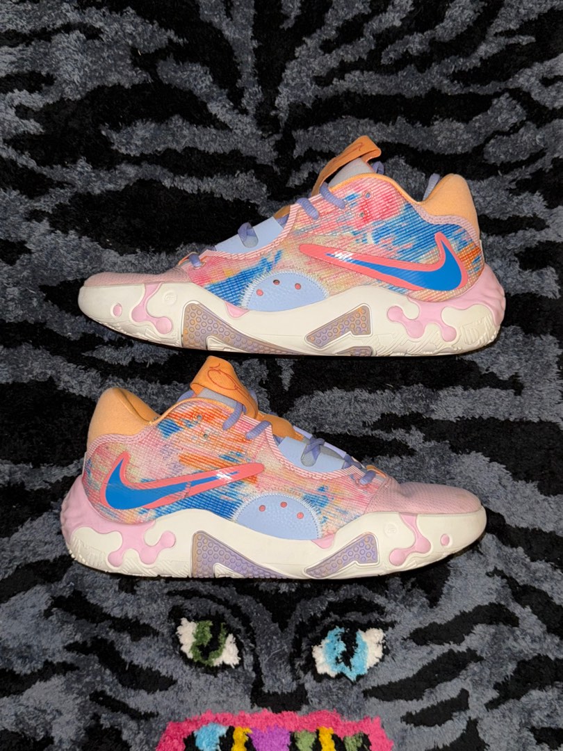 Nike Pg 6 Pink swoosh Us8.5 Gt cut Paul George pg6 Kobe, 男裝, 鞋, 波鞋 ...