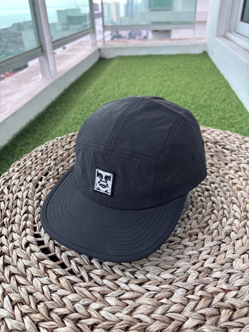 Obey ICON PATCH TWILL CAMP HAT black cap topi, Men's Fashion, Watches & Accessories, Cap & Hats ...