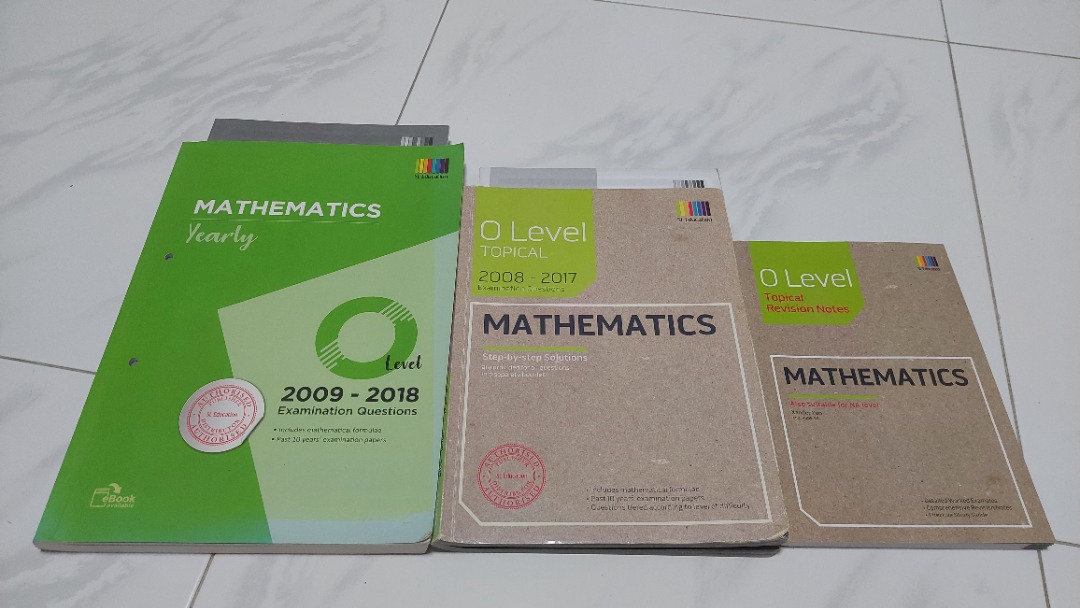 O-Level Elementary Mathematics (E Maths) Bundle, Hobbies & Toys, Books ...