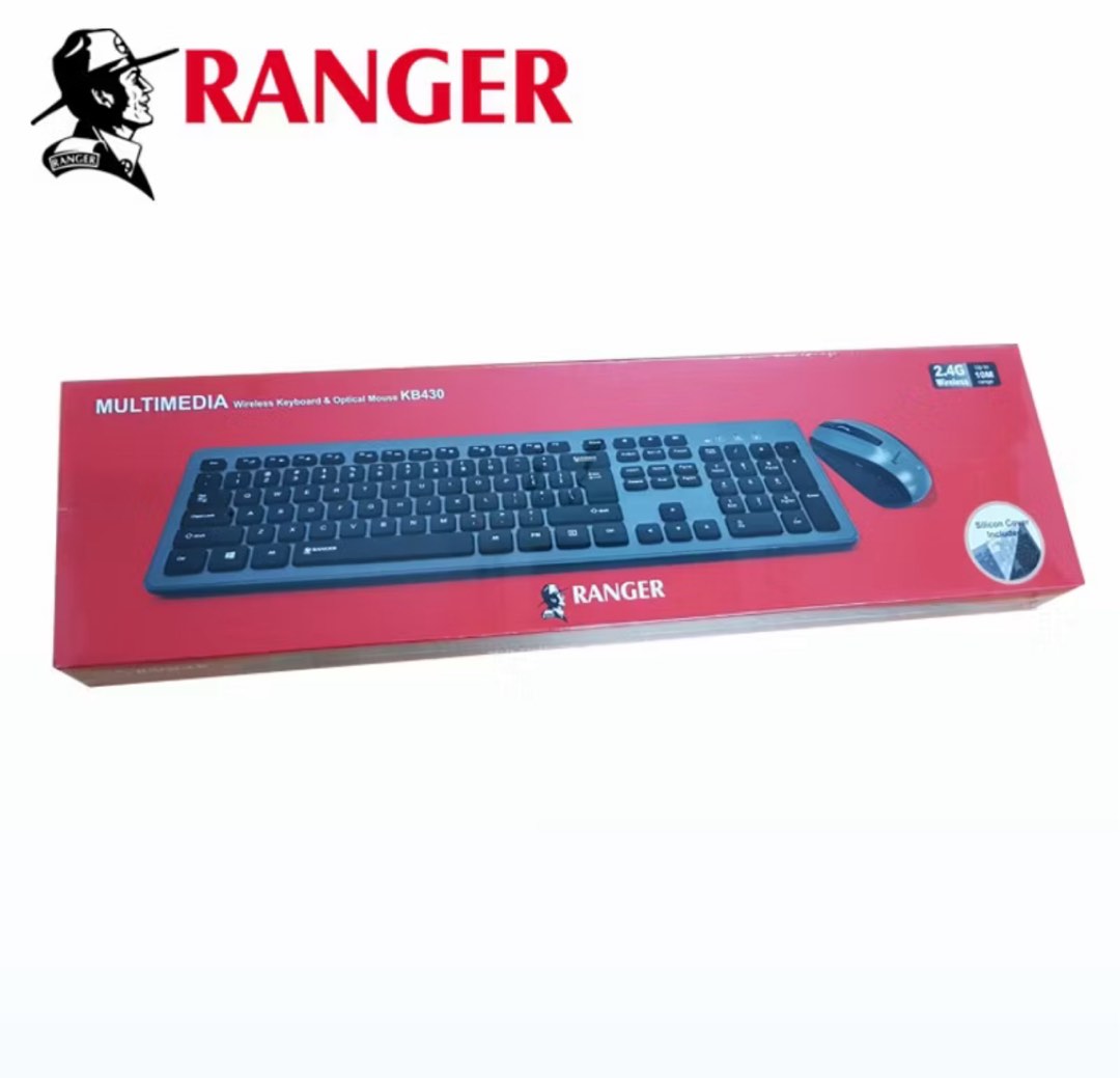 Ranger KB430 Wireless Multimedia Keyboard & Mouse Combo, Computers ...