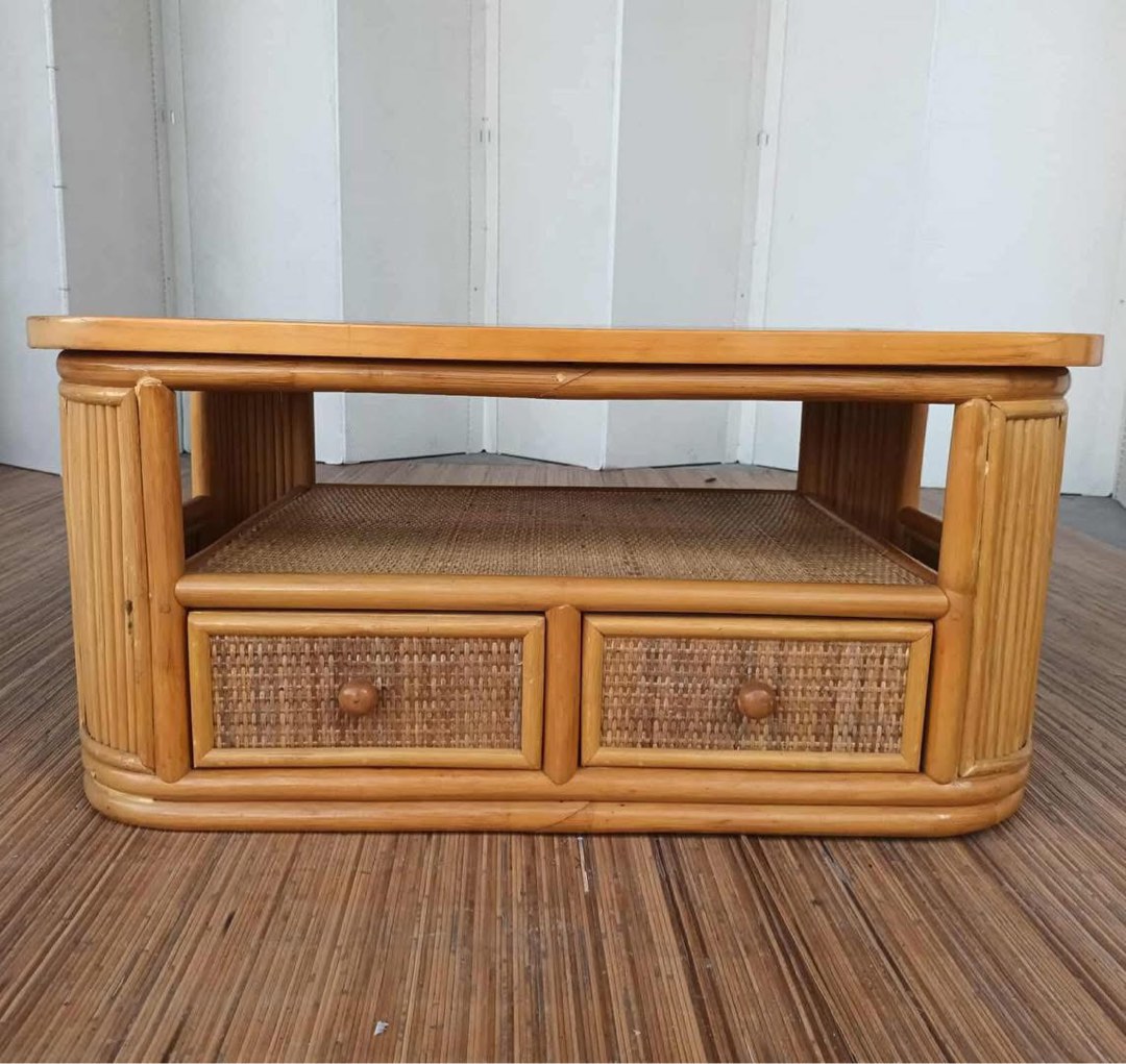 RATTAN CENTER TABLE, Furniture & Home Living, Furniture, Other Home ...