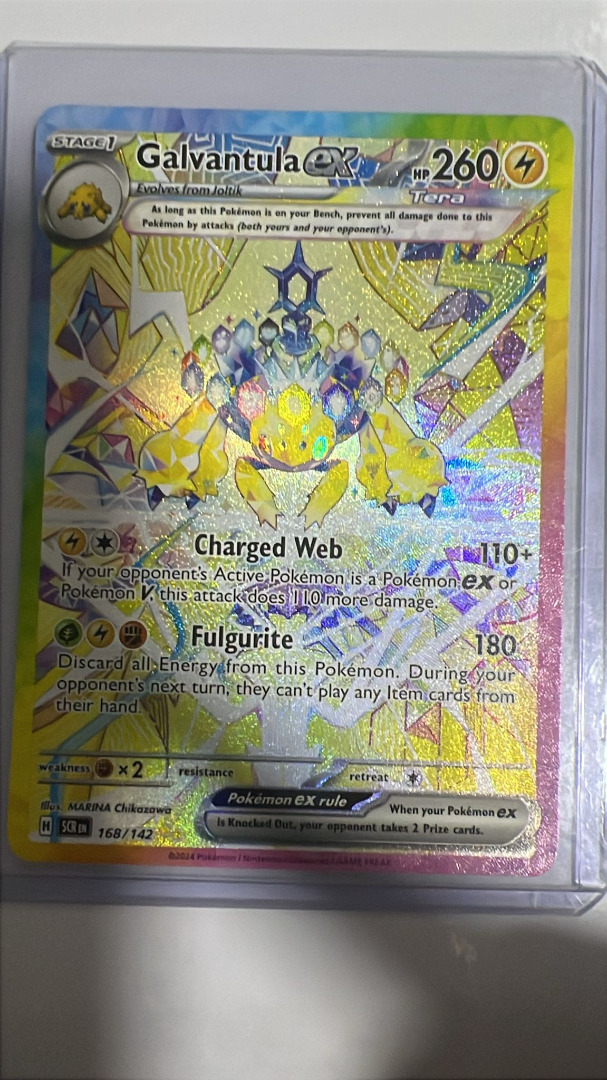 [RAW] Galvantula EX SIR Stellar Crown, Hobbies & Toys, Toys & Games on ...