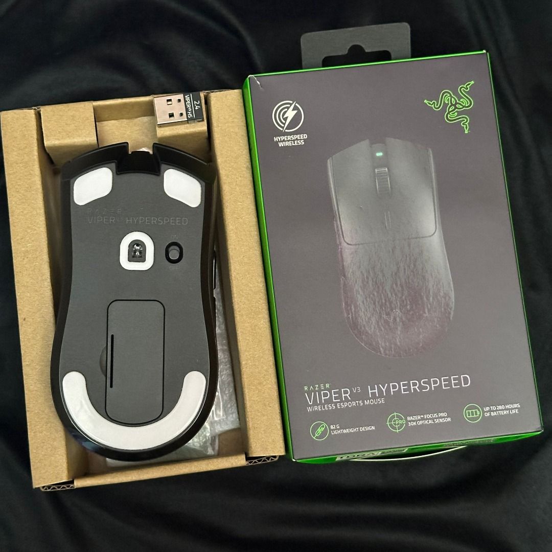 Razer Viper V3 HyperSpeed Wireless Gaming Mouse 雷蛇 毒蝰 極速版 無線電競滑鼠 光學 無線 ...