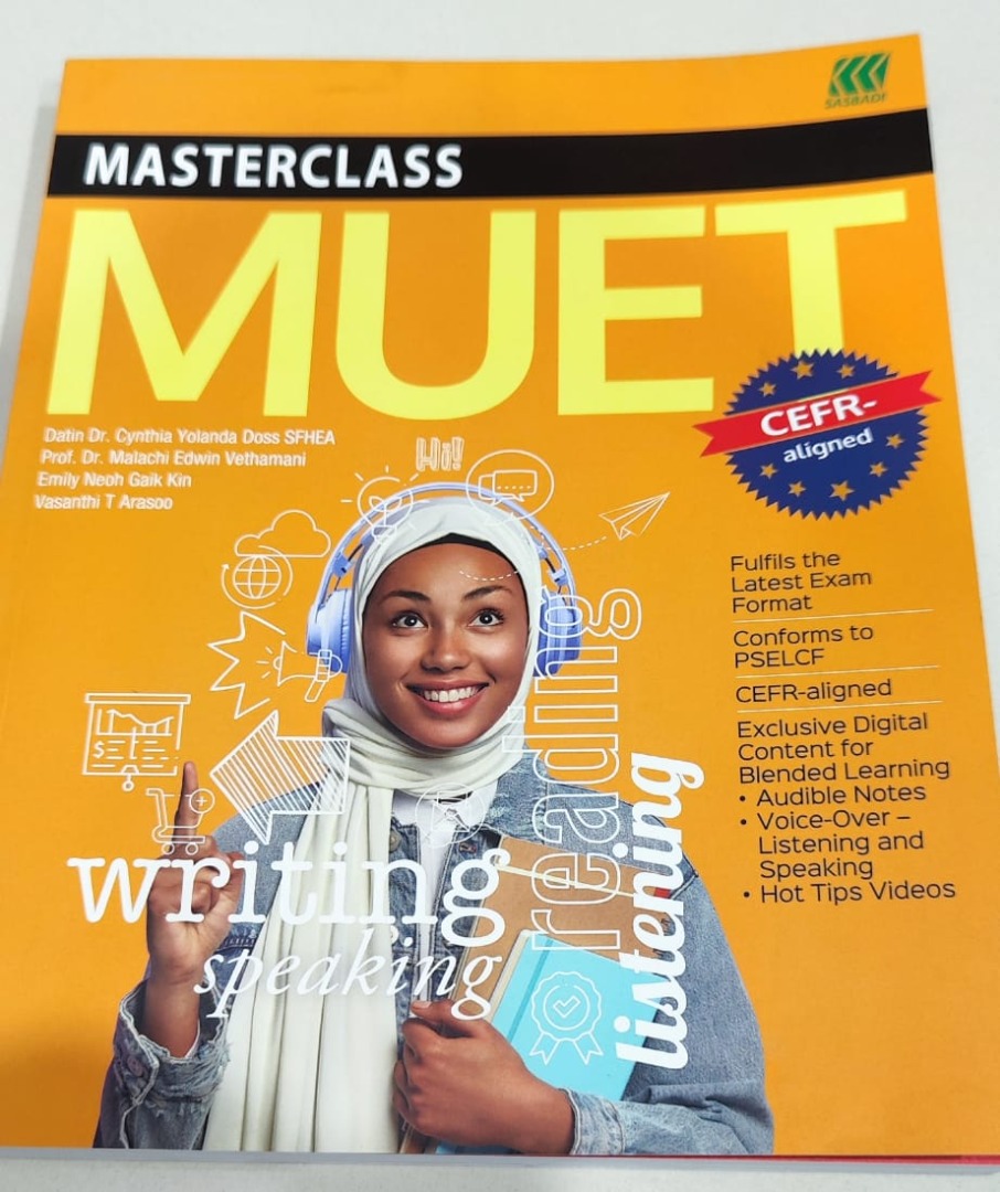 SASBADI MasterClass MUET CEFR-aligned (Edition 2024, Hobbies & Toys, Books & Magazines ...