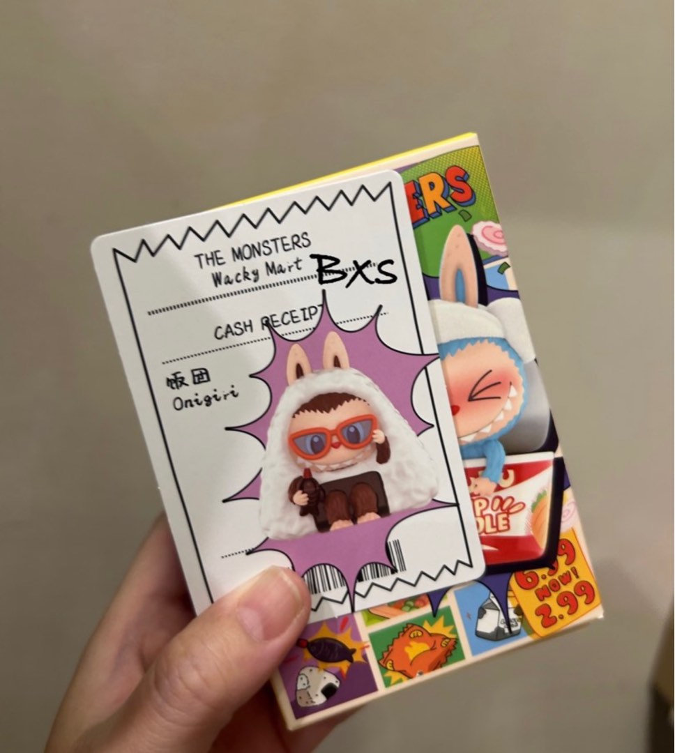 Sealed foil instock authentic popmart Labubu wacky mart - Onigiri sushi ...