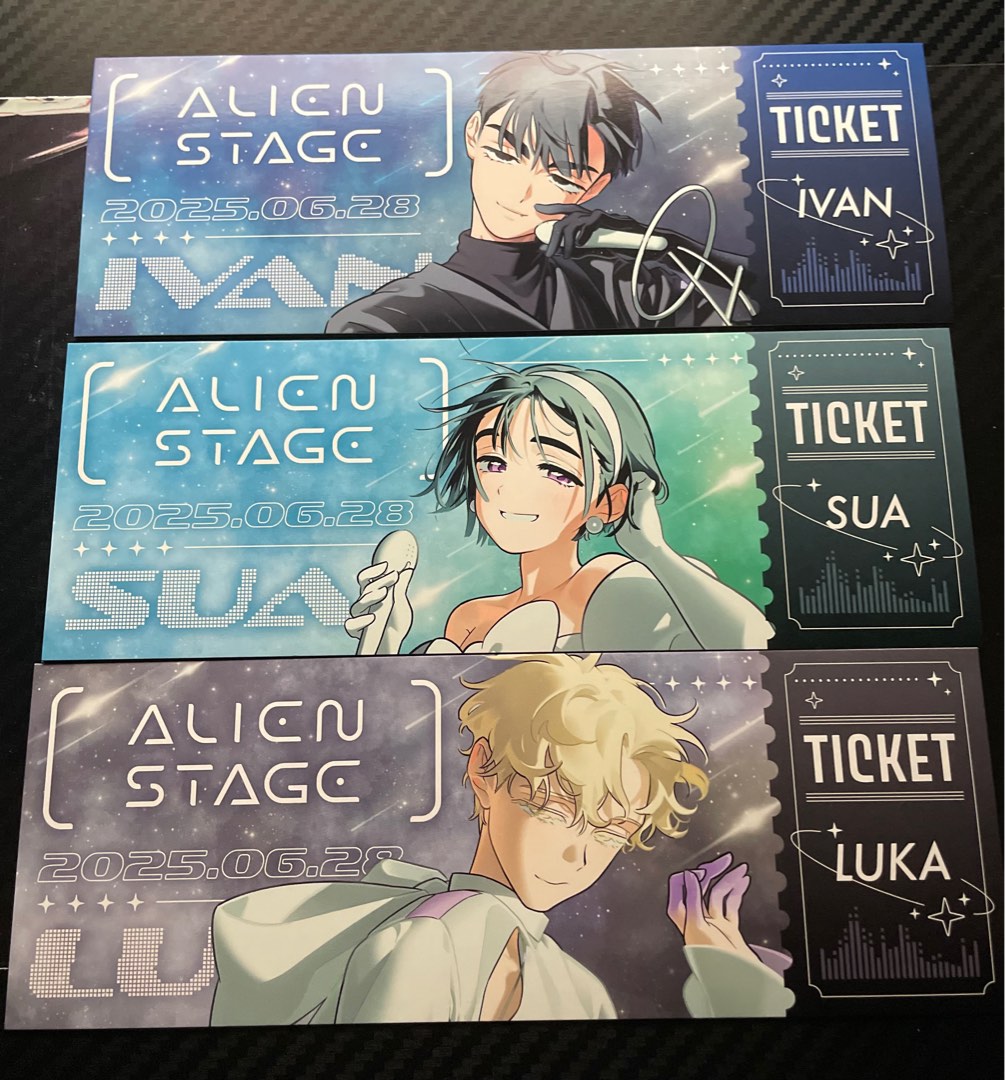 [SET] ALIEN STAGE Animate TOP 6 FAIR Ticket Benefits | IVAN SUA LUKA ...