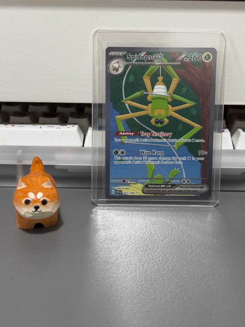 Spidops ex SIR #243 Scarlet Violet Base Pokemon, Hobbies & Toys, Toys ...