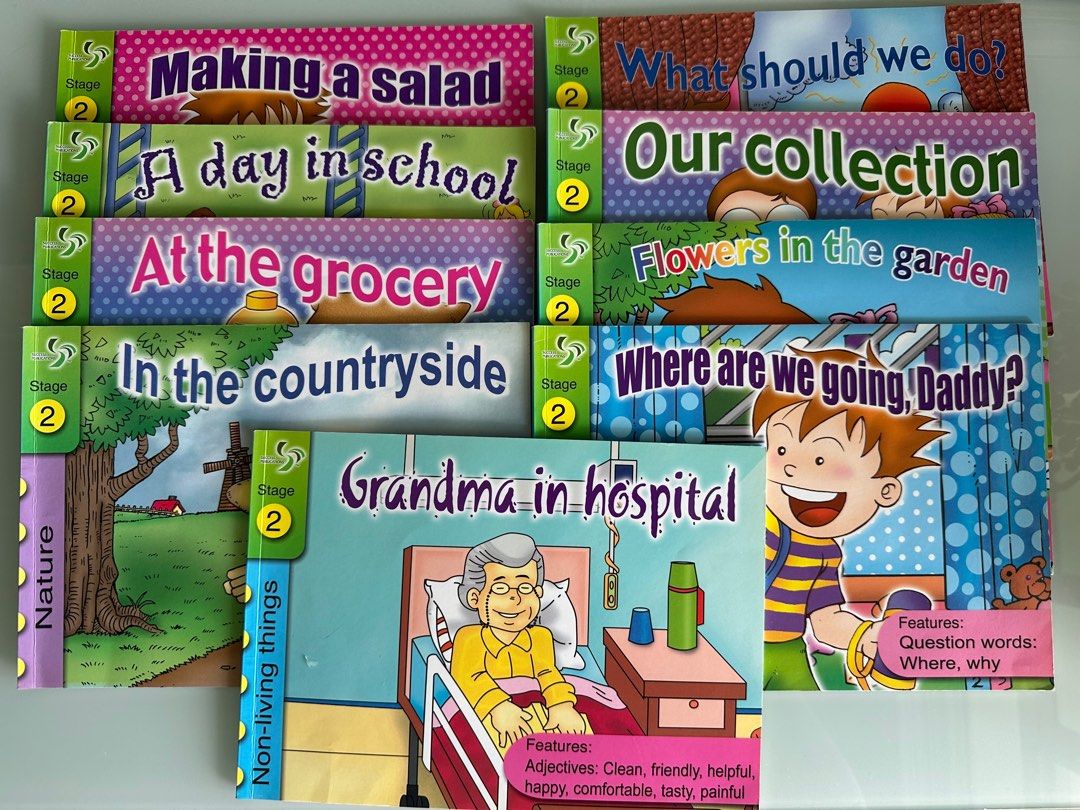 Stage 2 Reading Books - Set of 11 Books, Hobbies & Toys, Books ...