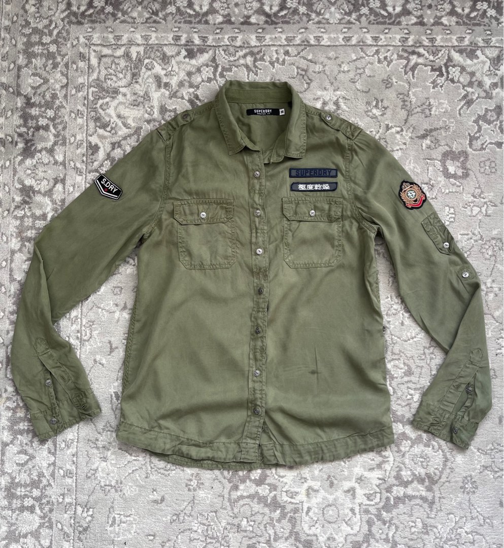 Superdry Army Jacket, Women's Fashion, Coats, Jackets and Outerwear on ...
