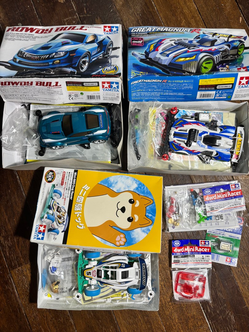 Take all Tamiya 4WD Magnum R, Dog Racer, Rowdy Bull, Hobbies & Toys ...