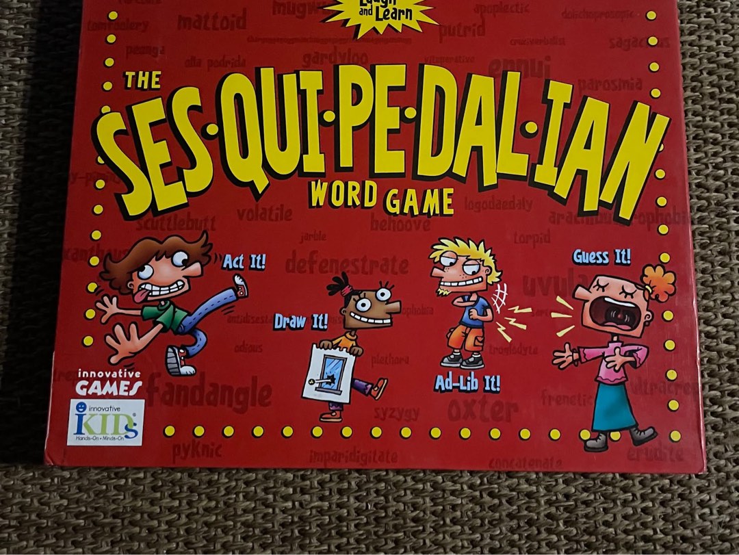 The Sesquipedalian Word Game, Hobbies & Toys, Toys & Games on Carousell