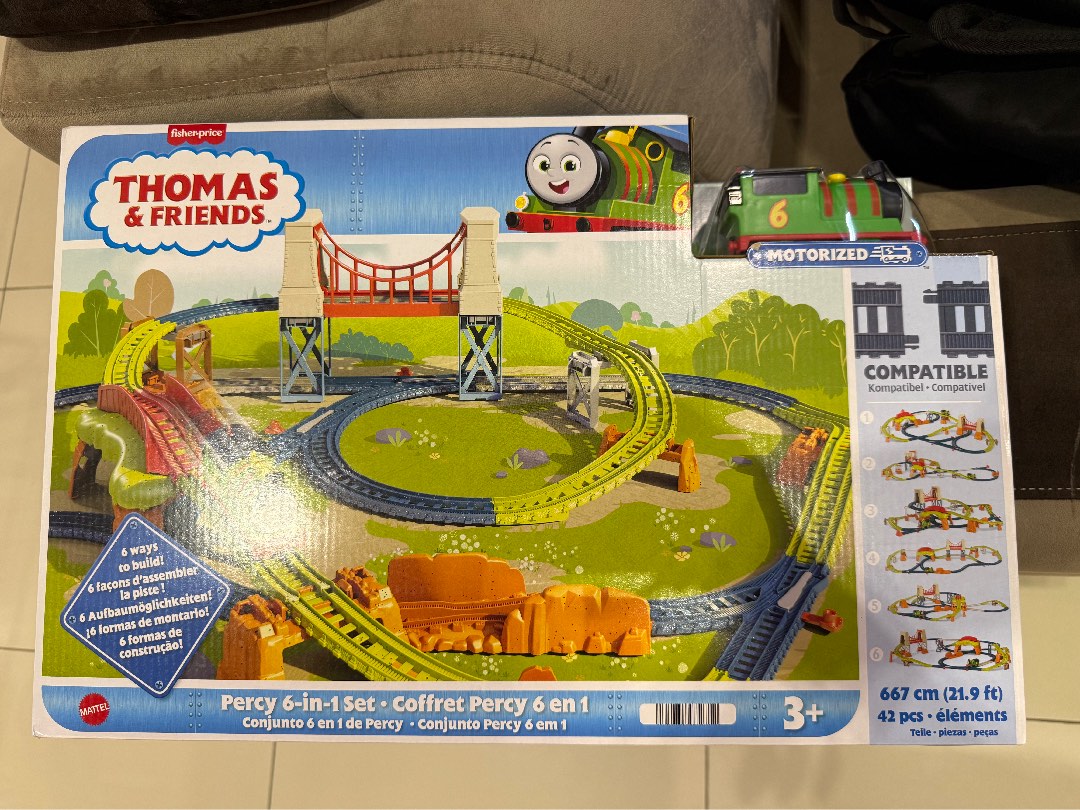 Thomas & Friends Percy 6-in-1 Set (Motorized Train), Hobbies & Toys ...