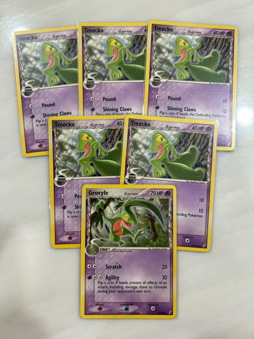 Treecko - Delta Species - 68/100 - Common Ex Crystal Guardians ...