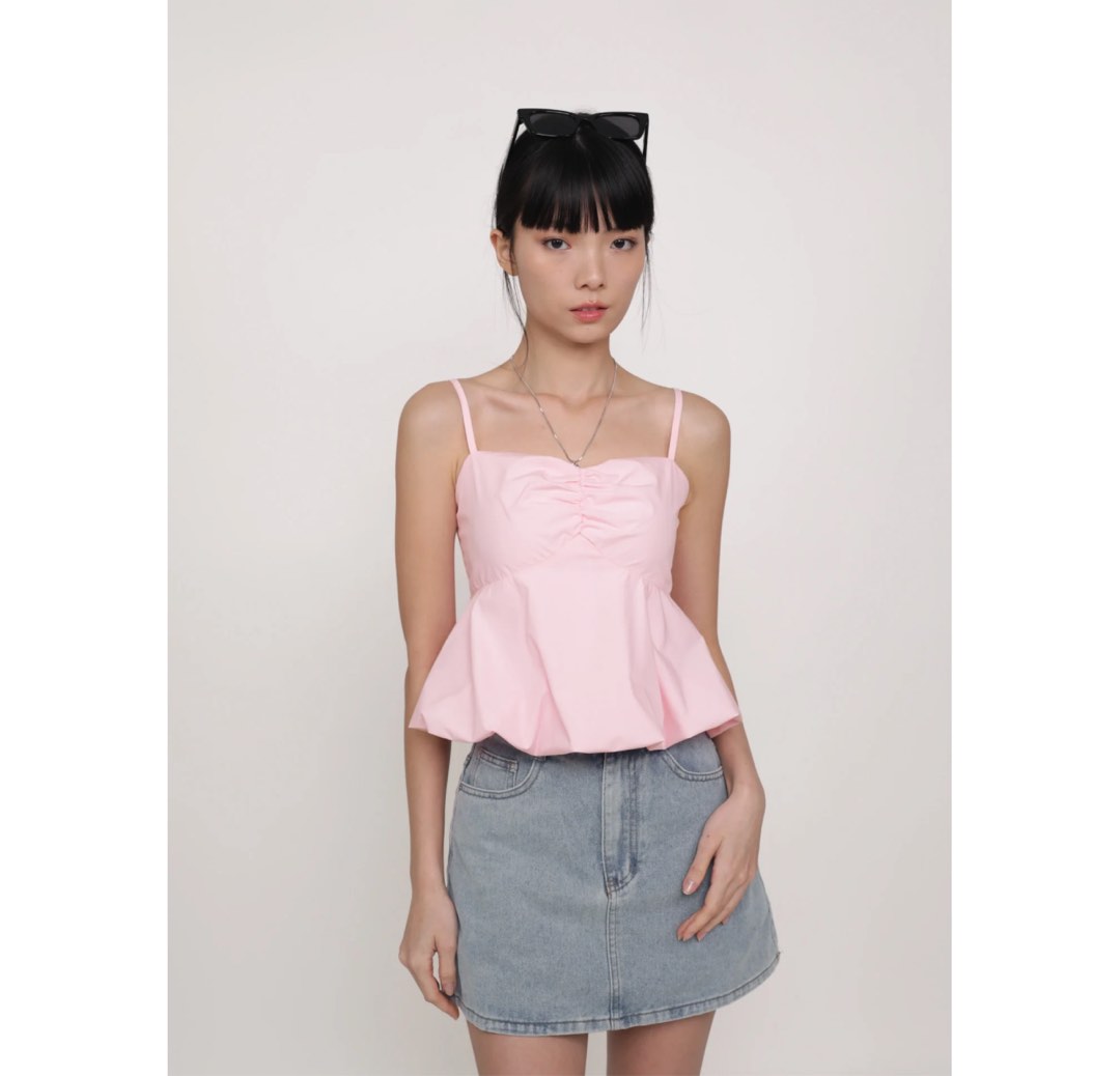 TTR Annabelle Bustier Balloon Padded Top, Women's Fashion, Tops ...