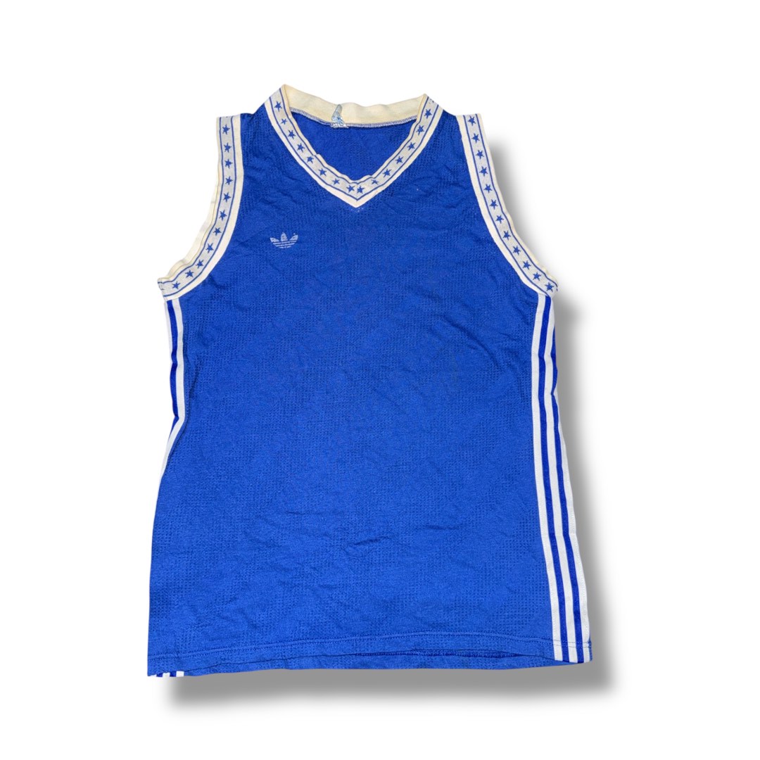 vintage 80’s made in France adidas singlet, Men's Fashion, Tops & Sets ...