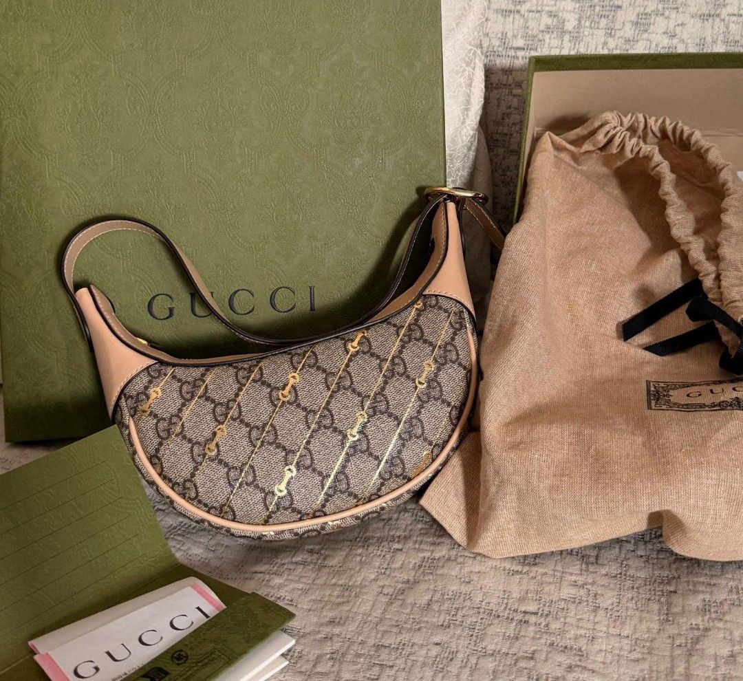 VVGC Gucci ophidia halfmoon with receipt 2024, box, db, booklet, Barang ...