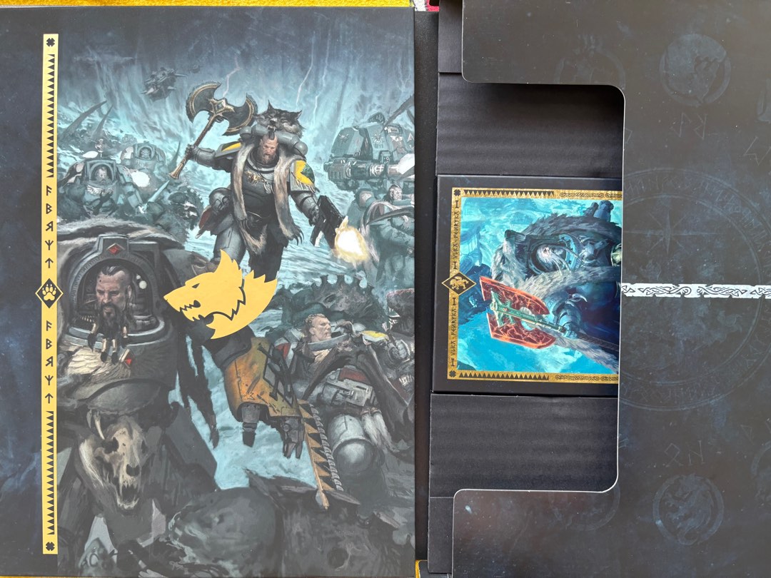 Warhammer 40k Space Wolves Codex and Data Cards, Hobbies & Toys, Toys ...