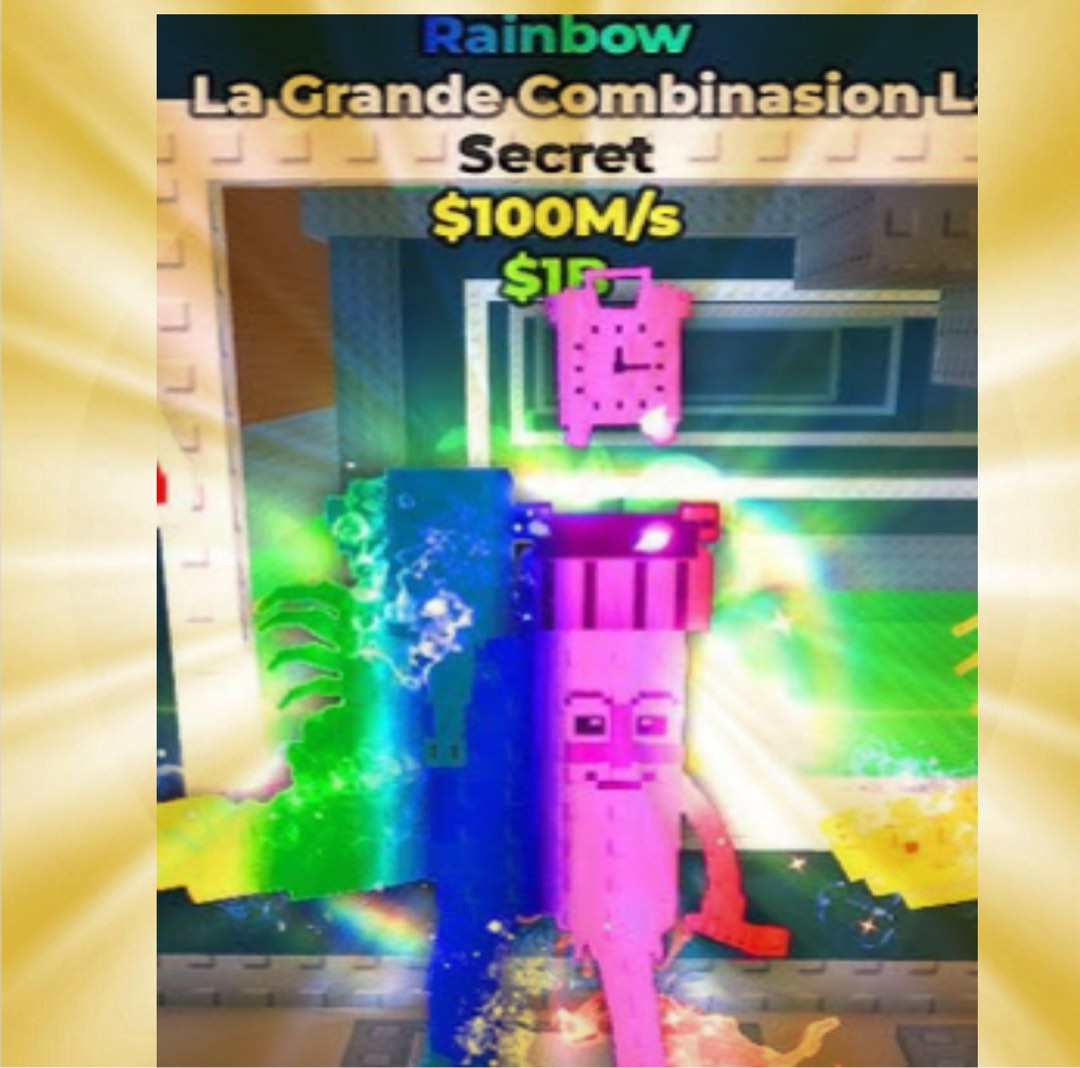 🔥60$ Steal a Brainrot Roblox RAINBOW La grande combination , Video ...