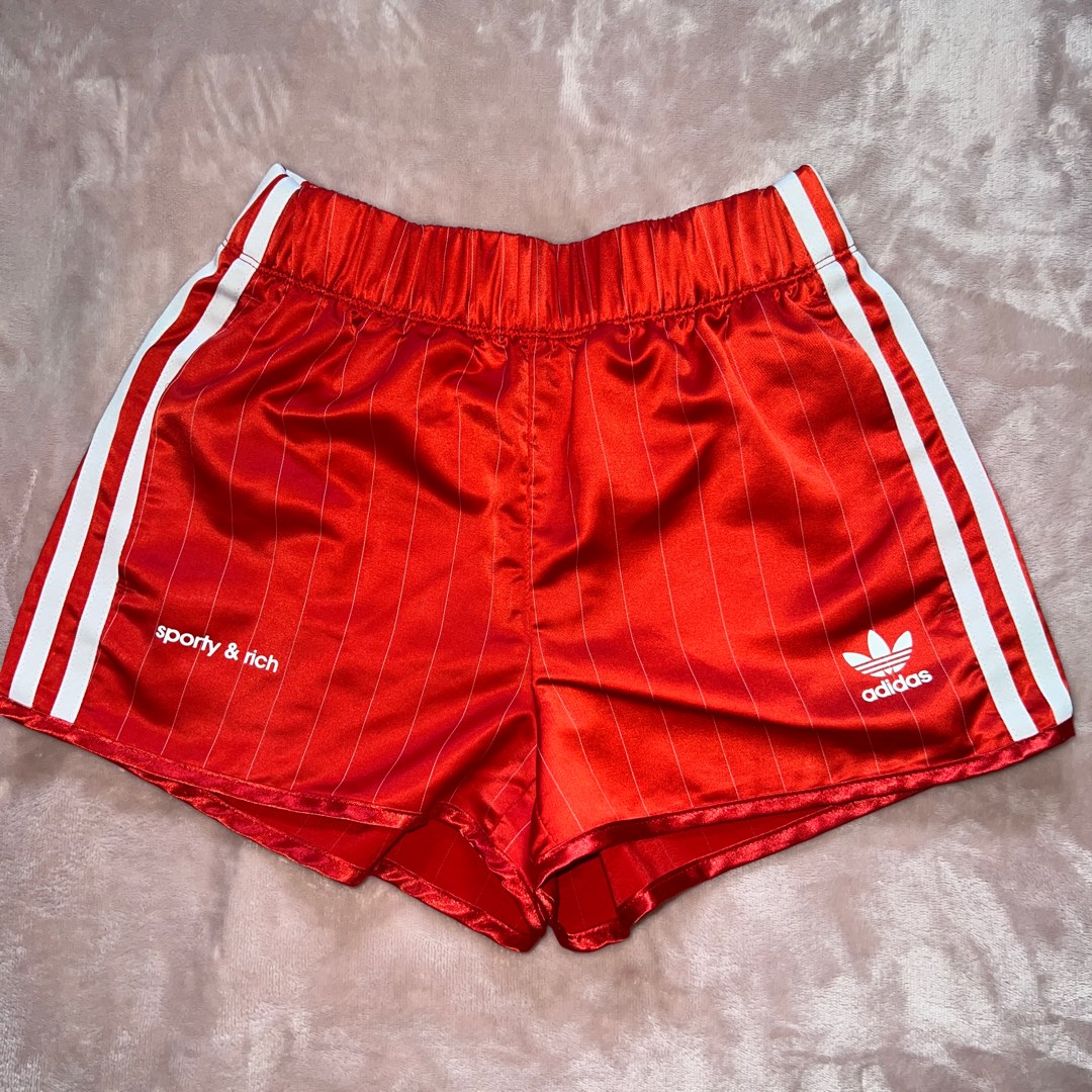 ADIDAS x SPORTY & RICH micro shorts, Women's Fashion, Bottoms, Shorts ...