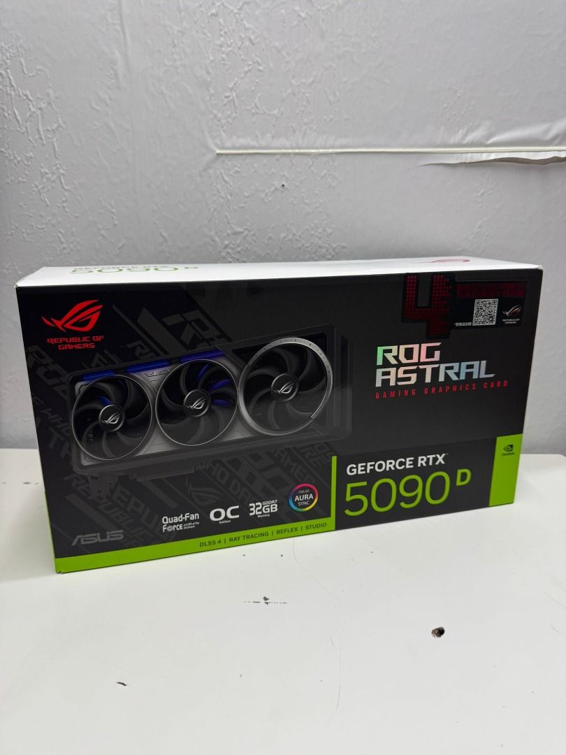 ASUS ROG RTX5090D O32G GAMING 🔥四年原廠保養 | 有原廠購物單 | 配件全齊 | 內有3D MARK跑分圖~ | 有盒九成新 | 實體店交收 | 需要其他型號請 ...