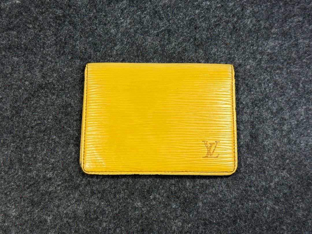 Authentic Louis Vuitton Cardholder in Yellow Epi Leather, Luxury, Bags ...