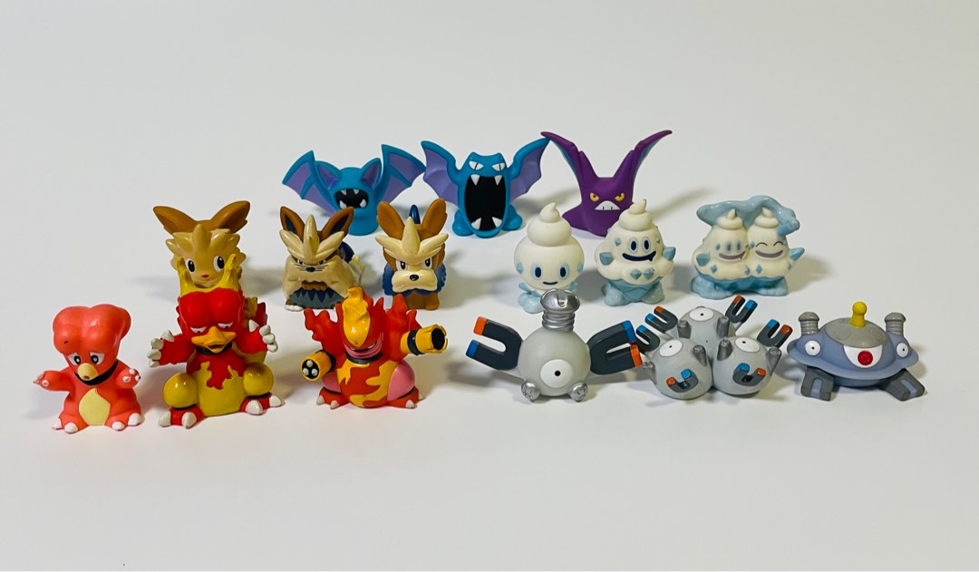 Bandai Pokemon Kids Evolution [SET] pokemon fingerdoll /Finger Puppet ...