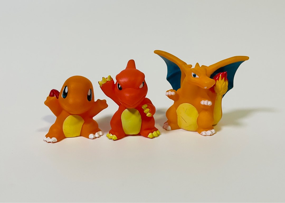 Bandai Pokemon Kids [SET] Evolution Charmander pokemon fingerdoll ...