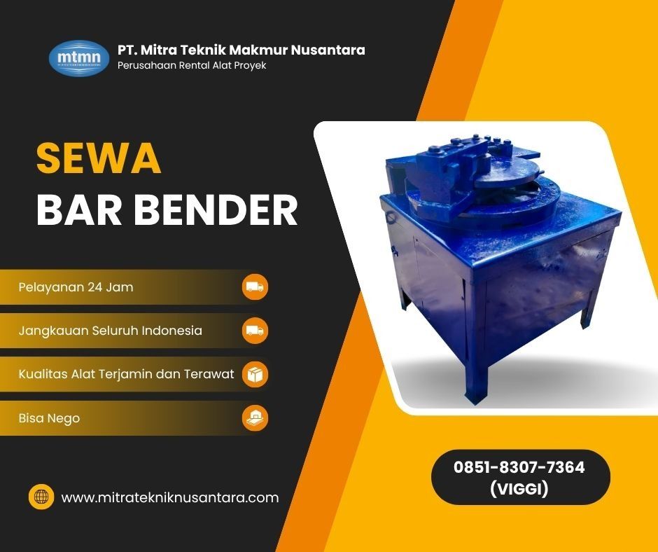 Bar Bender, Bar bending Landak | Penekuk Besi 06 - 32 mm I Listrik 3 ...