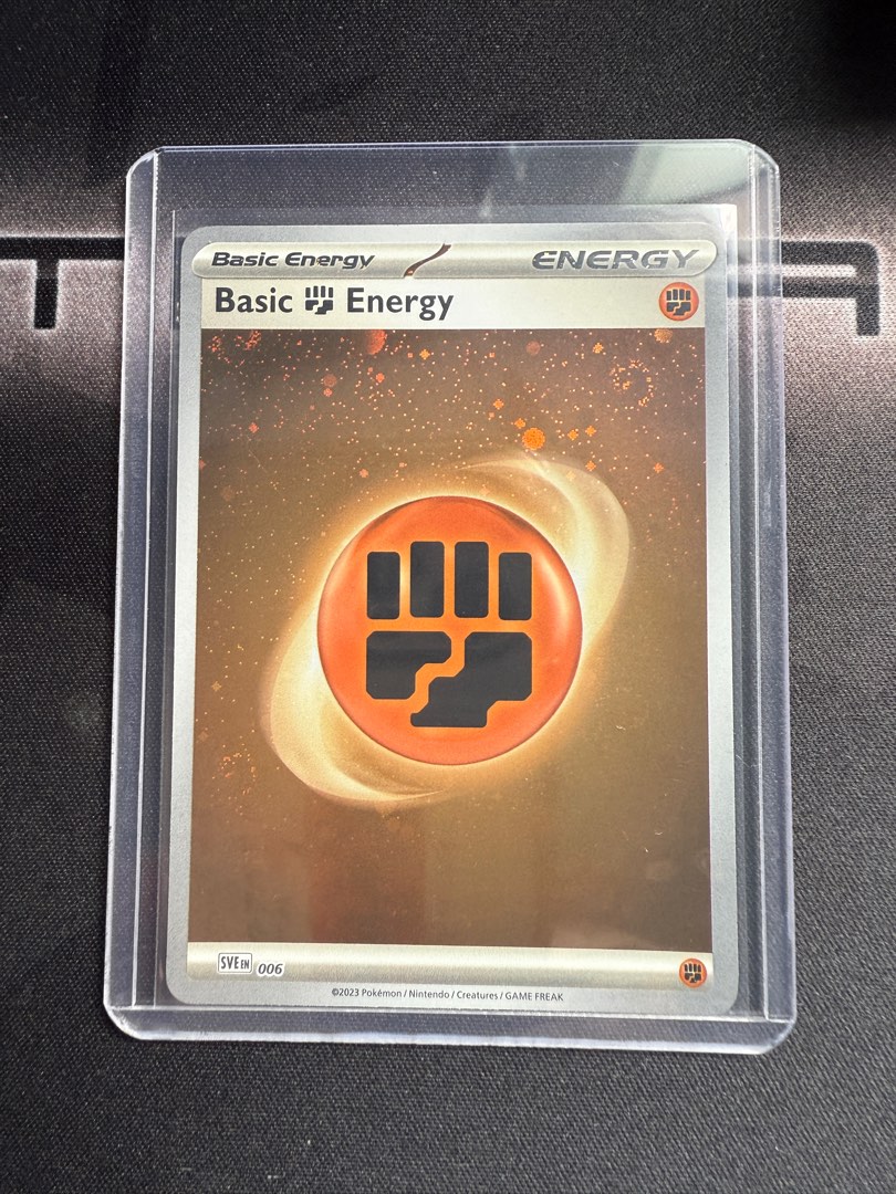 Basic Energy Fighting Type Pokemon Card TCG, Hobbies & Toys, Toys ...
