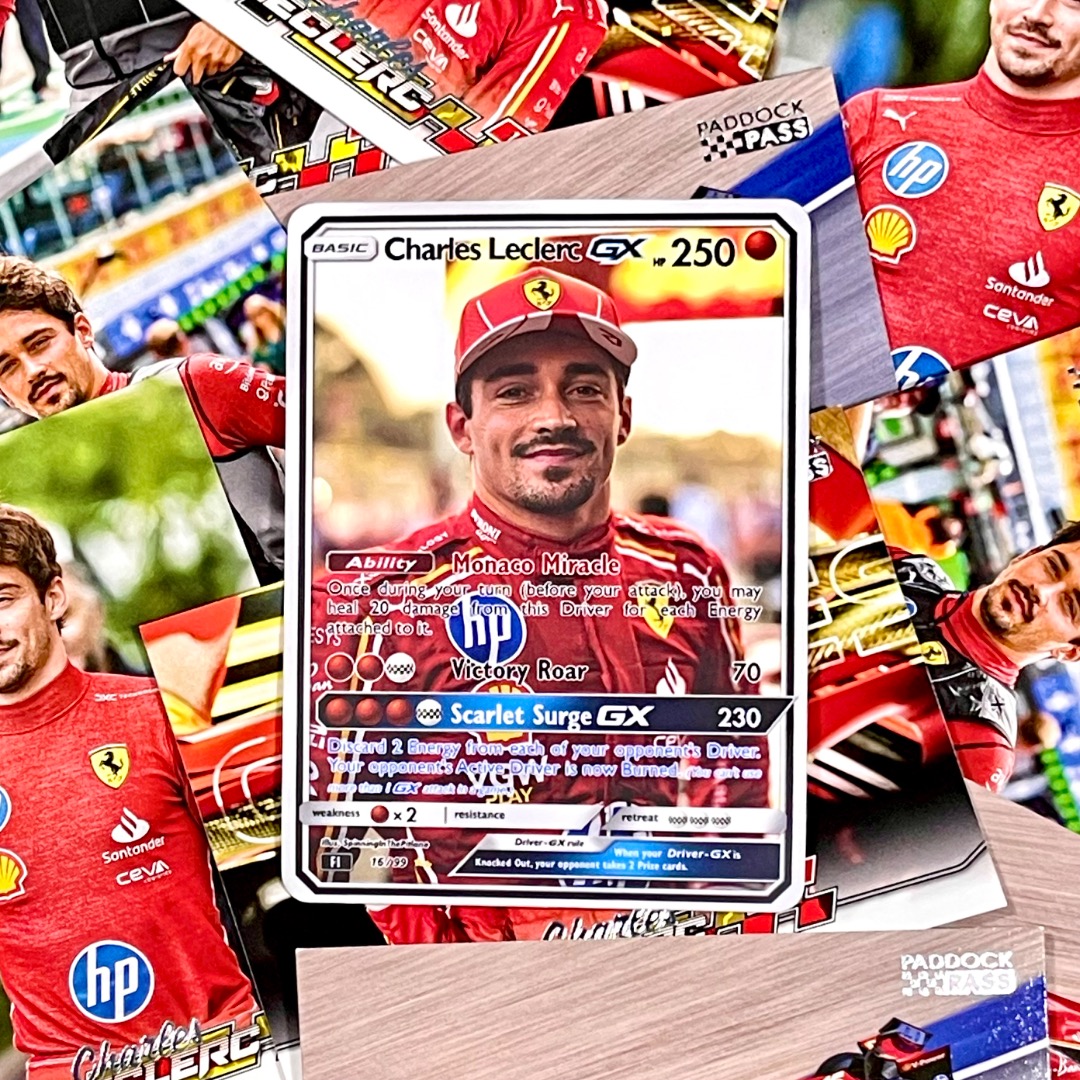 Charles Leclerc F1 Card Stickers, Hobbies & Toys, Memorabilia ...