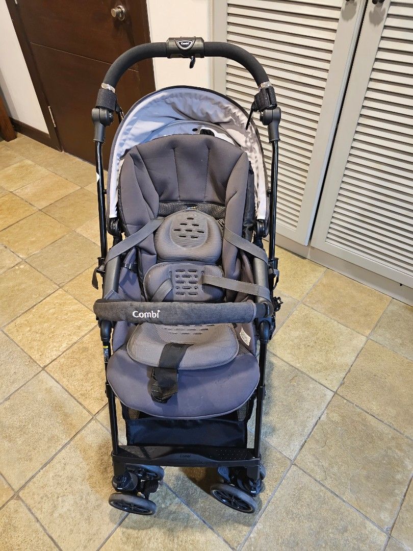 Combi Sugocal Alpha Compact Two Facing Stroller, Babies & Kids, Going ...