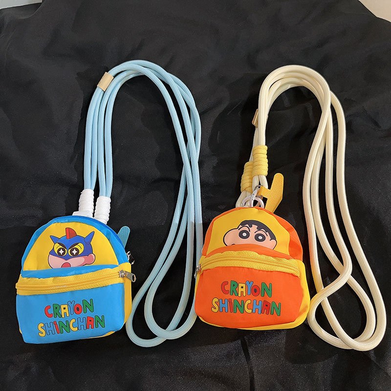 Crayon Shinchan Mini Backpack Phone Pouch, Women's Fashion, Bags ...