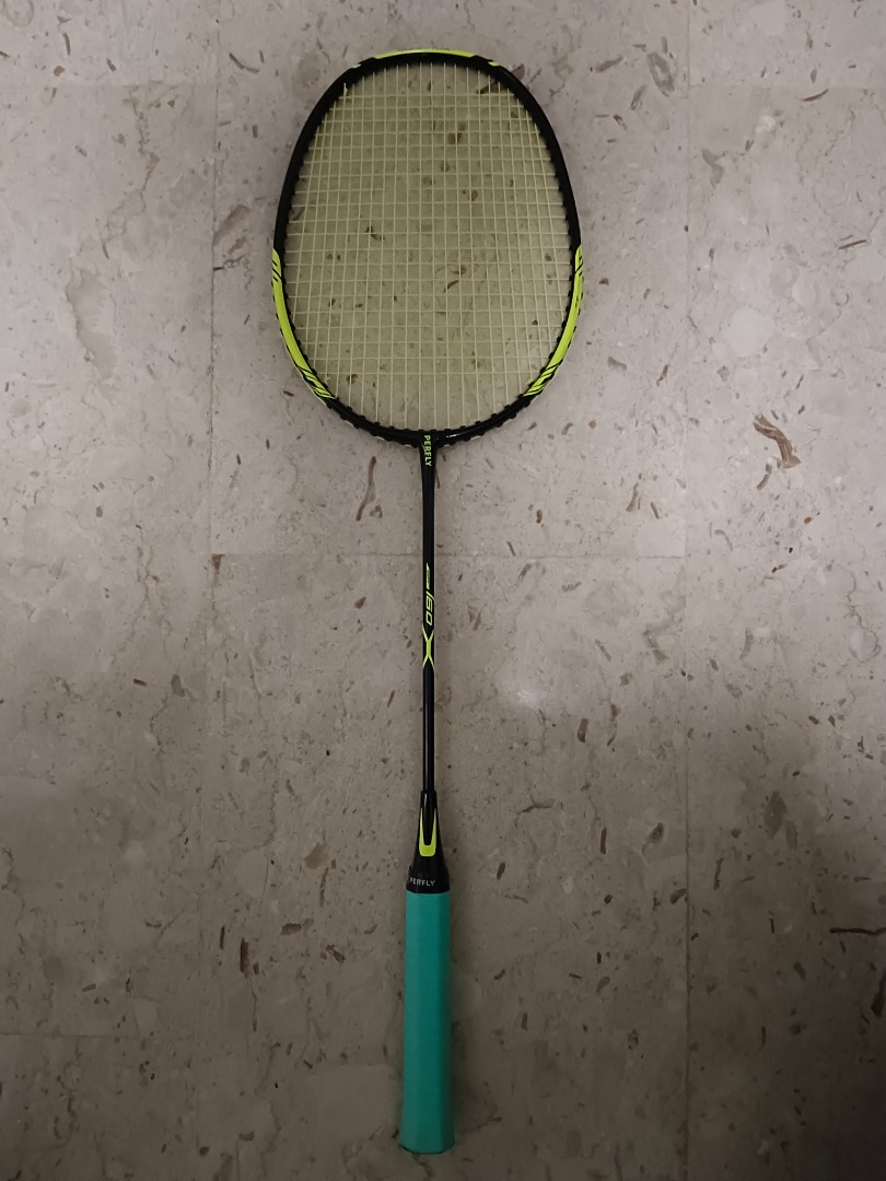 Decathlon PerFly BR160 Racket w/ Exbolt 65 String, Sports Equipment ...