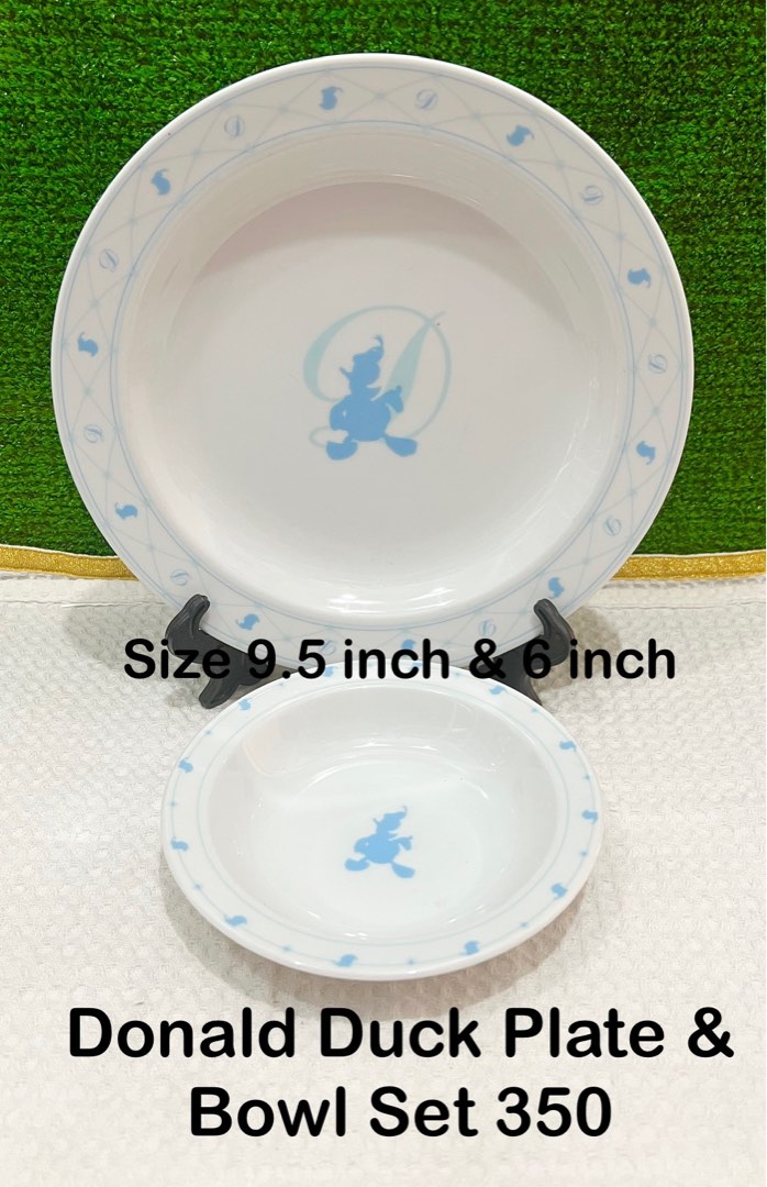 Disney Donald Duck Ceramics Set, Furniture & Home Living, Kitchenware ...