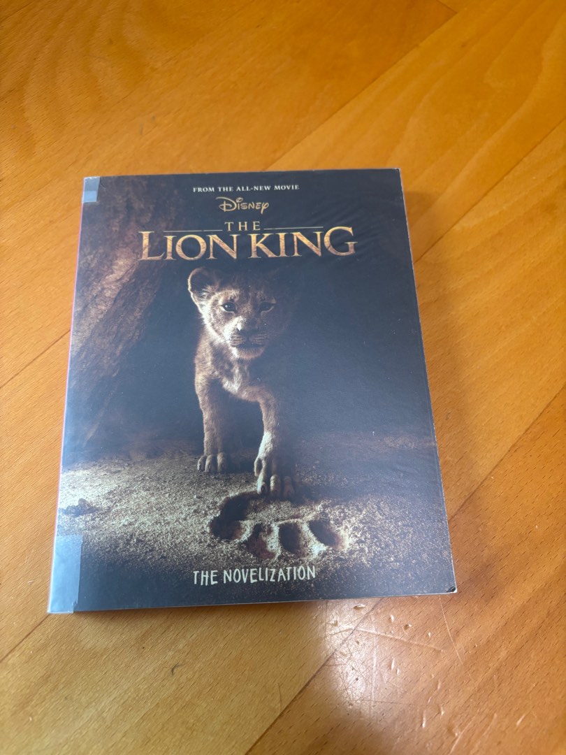 Disney The Lion King The novelization, 興趣及遊戲, 書本 & 文具, 兒童書籍 - Carousell