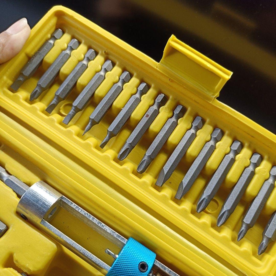 drill flip driver kit multi tool 2 in 1 mata obeng bolak balik ...